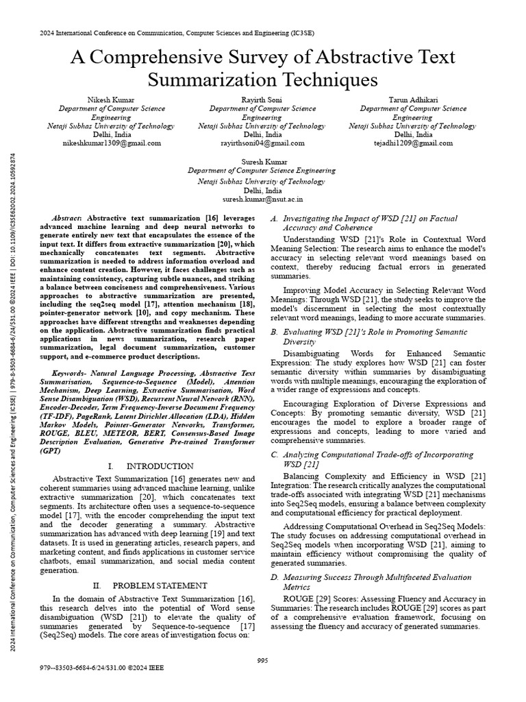A_Comprehensive_Survey_of_Abstractive_Text_Summarization_Techniques | PDF | Computational ...