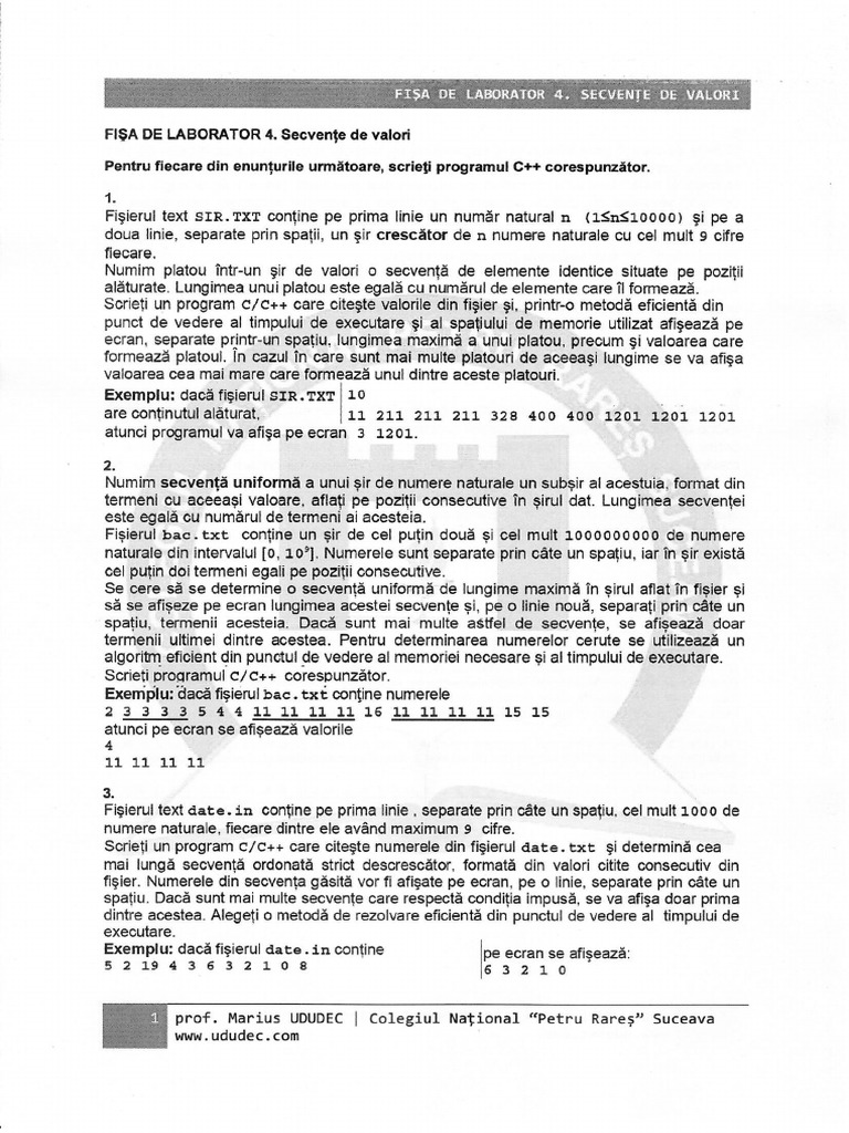 FISA de LABORATOR Secvente de Valori 1245c42d 29cb 4767 b880 ...