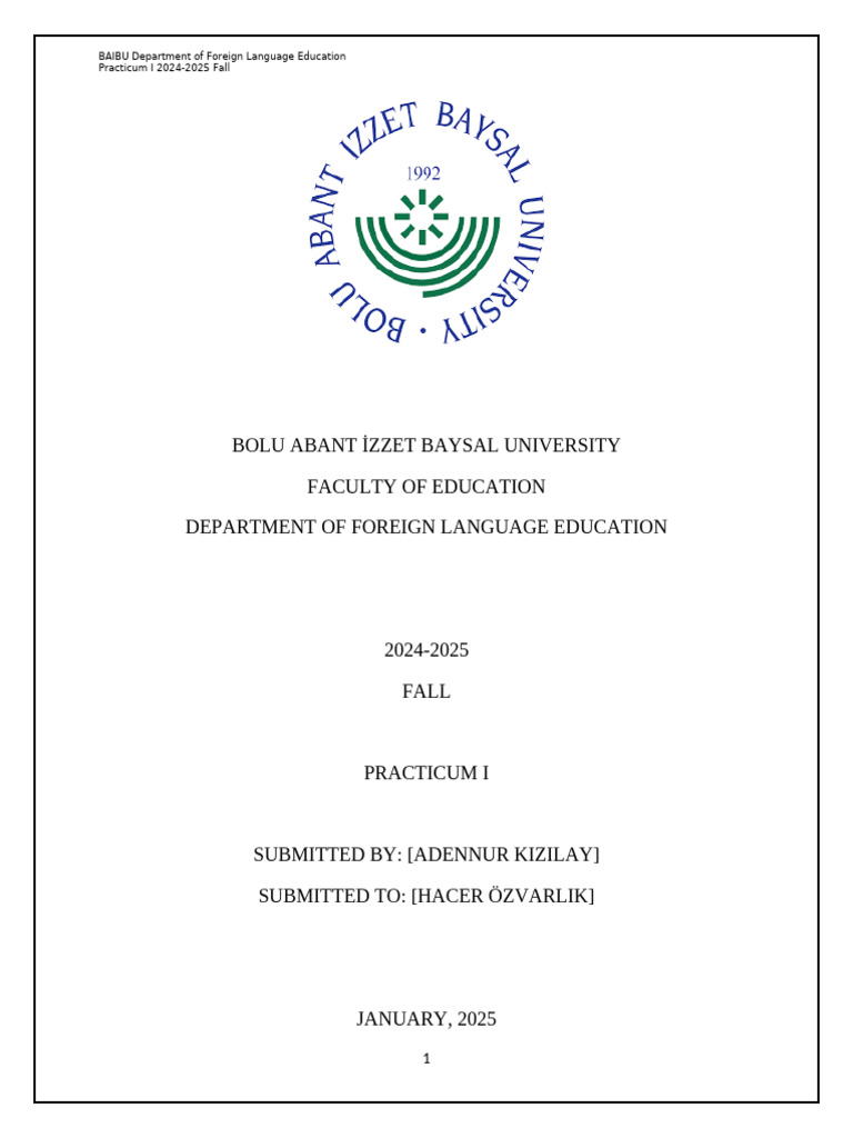 24 25 Practicum I Observation Tasks-1 | PDF | Teachers | Language Education