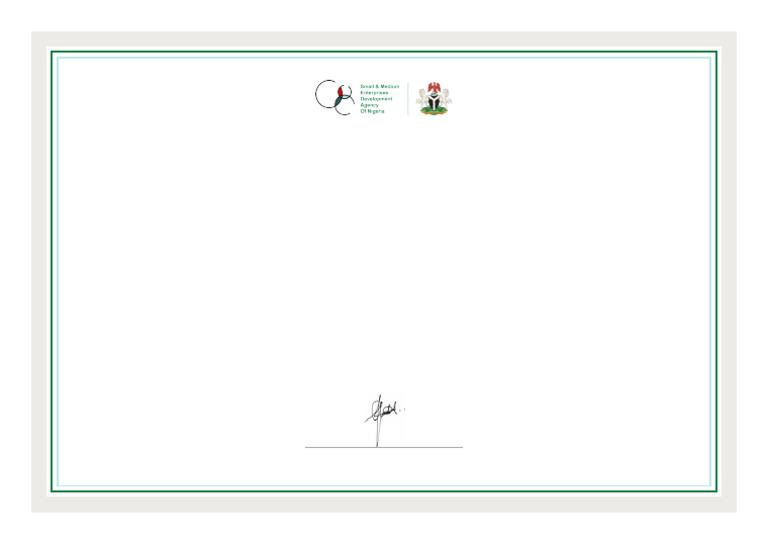 SME Registration Certificate | PDF