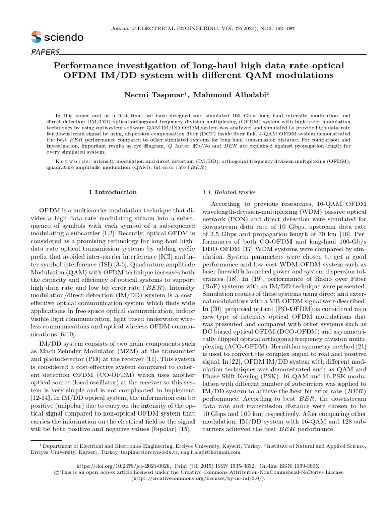 Performance_investigation_of_long-haul_higrh_data_r | PDF | Orthogonal Frequency Division ...