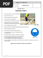 Tool Box Talk Attendance Log | PDF