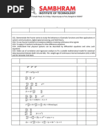 BMATEC301 Mathematics Model Question Paper 2 For EC Stream | PDF