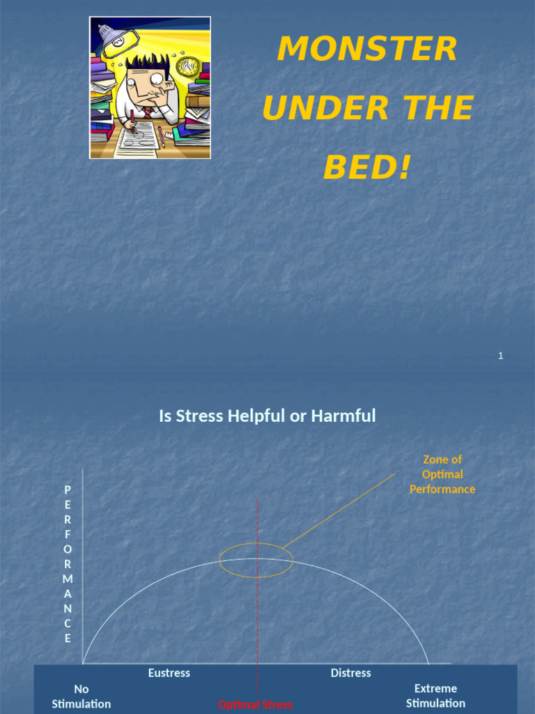 Exam Stress-Monster Under The Bed | PDF | Sleep | Stress (Biology)