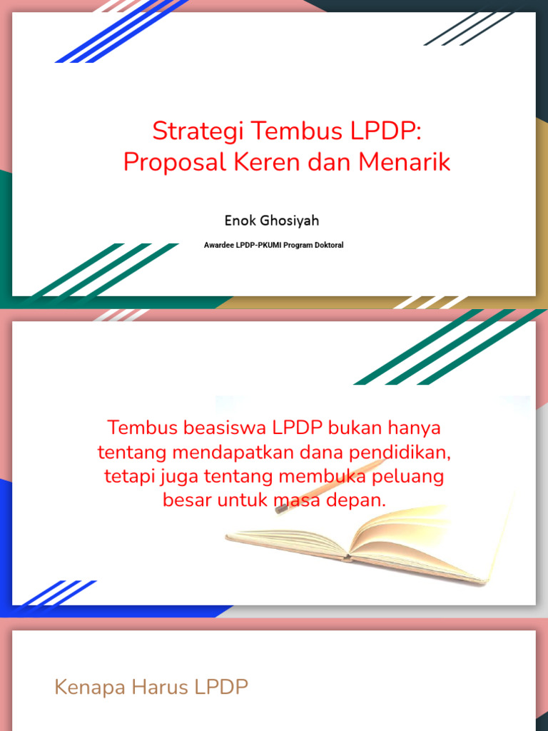 Tembus LPDP, Proposal | PDF