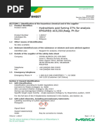 Safety Data Sheet NaOCL | PDF | Toxicity | Firefighting