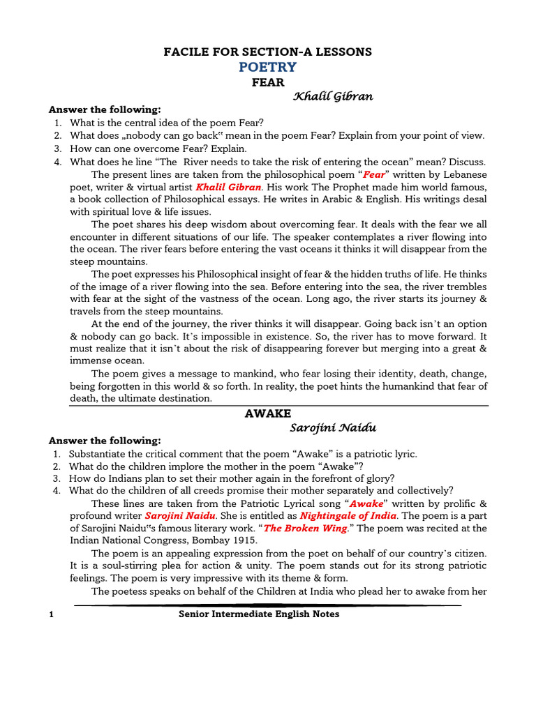Senior English Study Guide | PDF