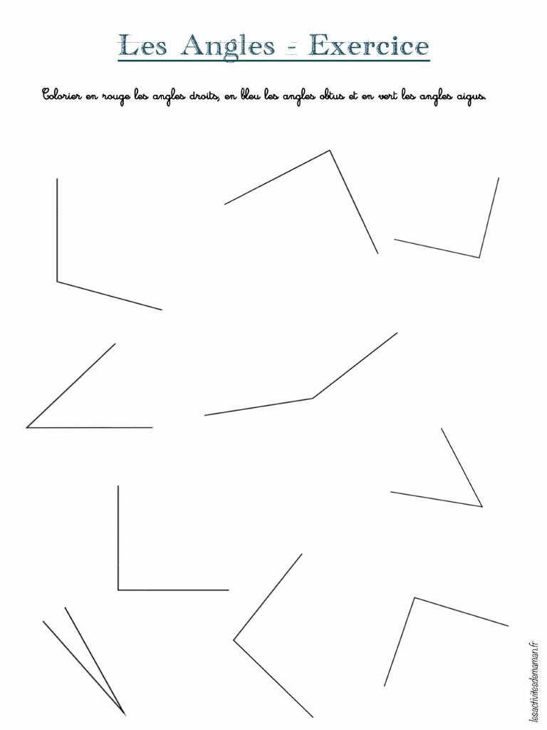 Angles Exercices | PDF