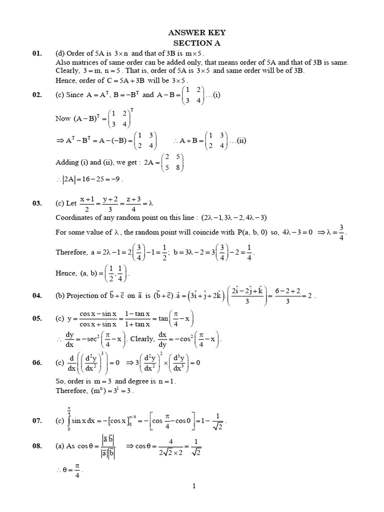 Mathematics-041 - MS - 250110 - 183539 | PDF | Trigonometric Functions | Mathematical Concepts