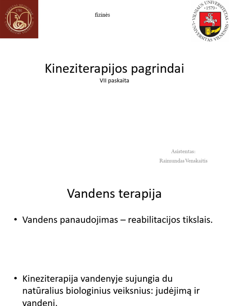 KT Pagrindai Vandens Paskaita 2024 Studentam | PDF