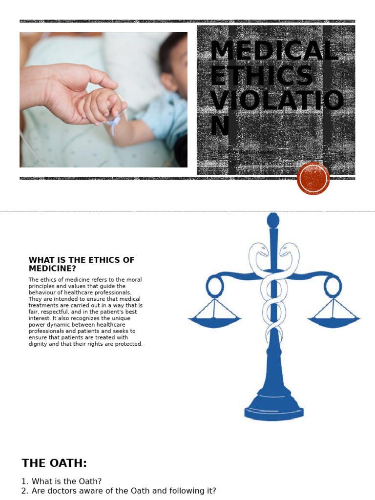 Ethics of Medicine | PDF