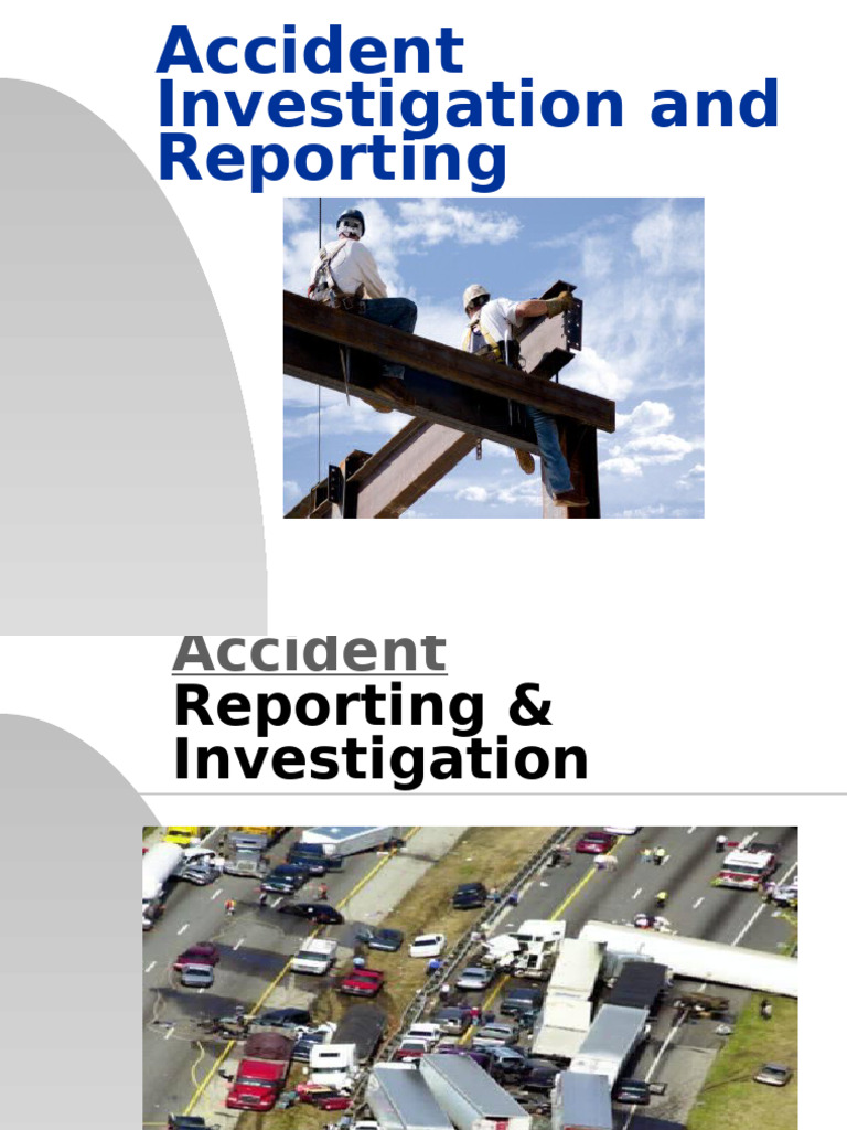 Accident Investigation and Reporting Guide | PDF | Causality | Safety