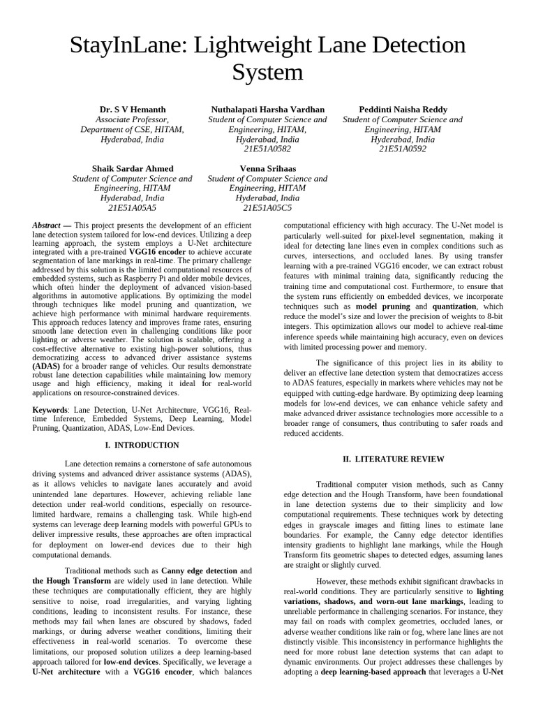 Major Project Research Paper (Batch 03) | PDF | Deep Learning | Image ...