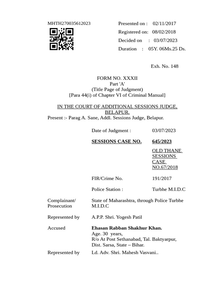 Murder 302 | PDF | Autopsy | Reasonable Doubt