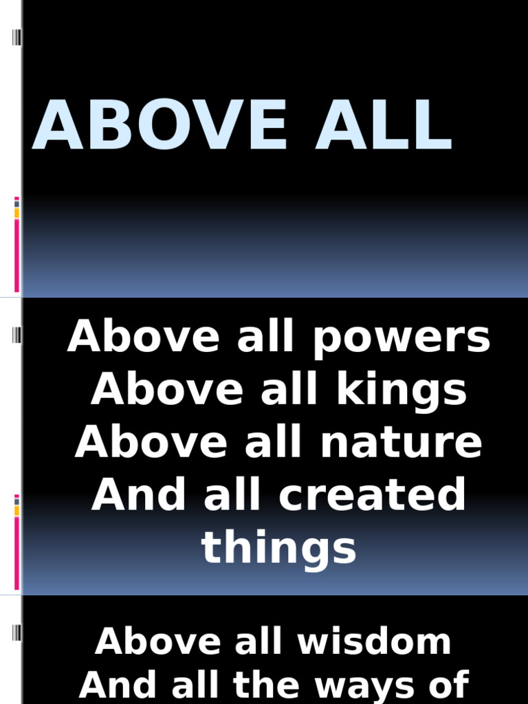 Above All | PDF