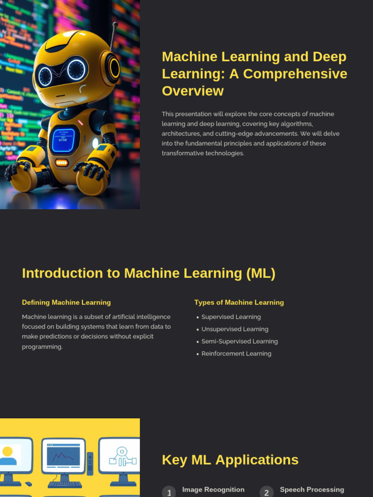 Machine Learning and Deep Learning A Comprehensive Overview | PDF | Machine Learning | Cluster ...