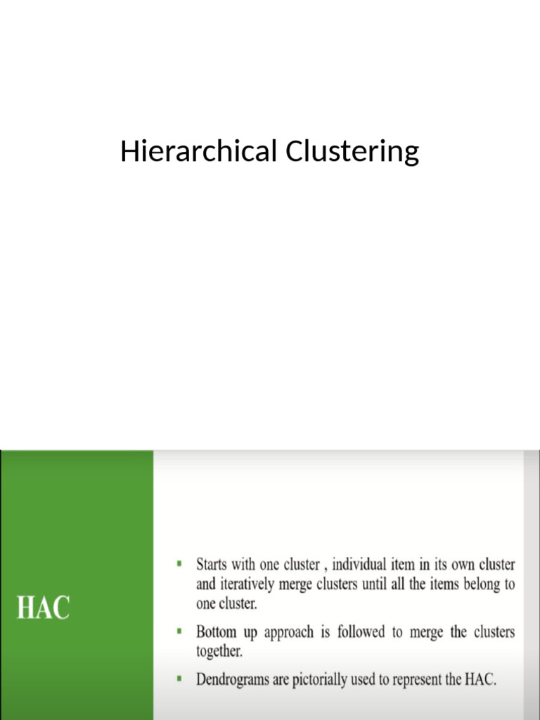 Hierarchical Clustering | PDF | Cluster Analysis | Data Mining