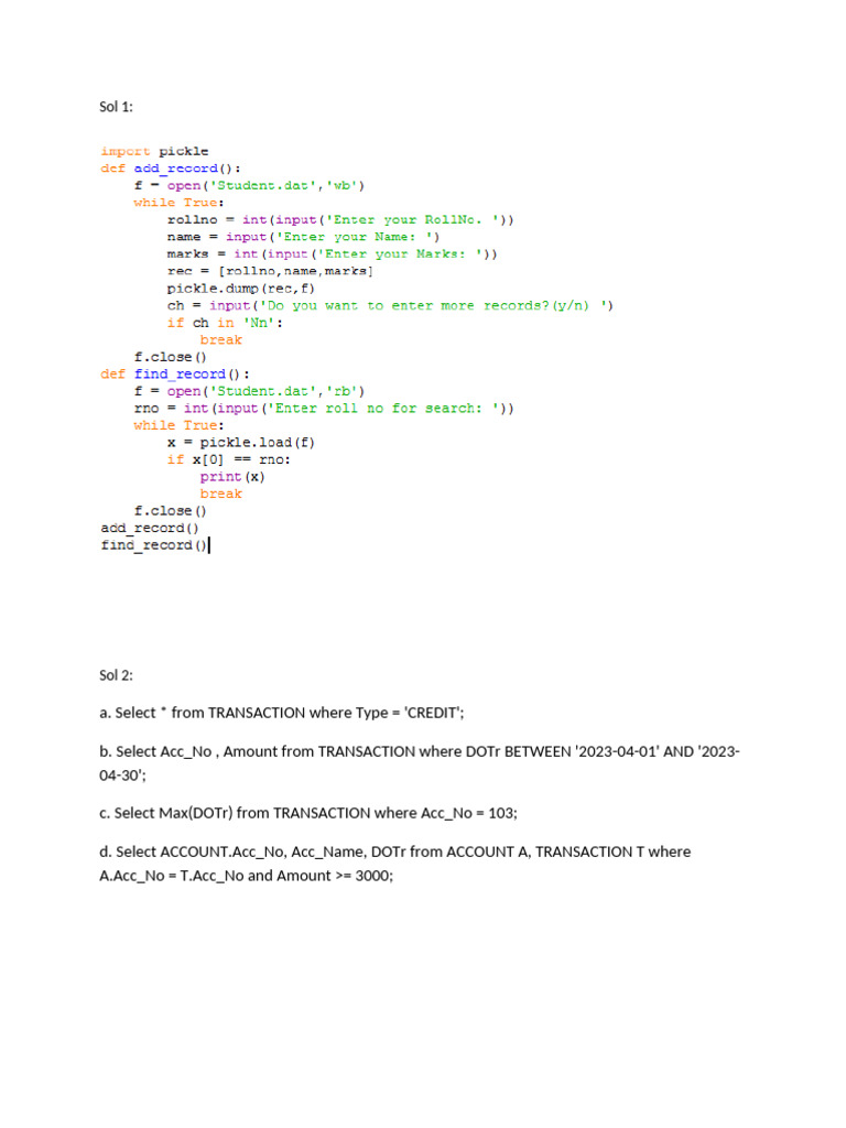 SET1-SOLUTION-27JAN | PDF