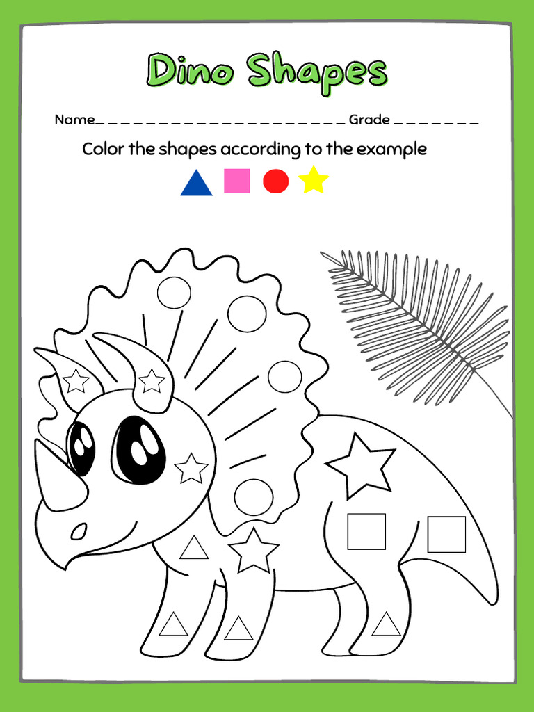 Dino Shapes | PDF