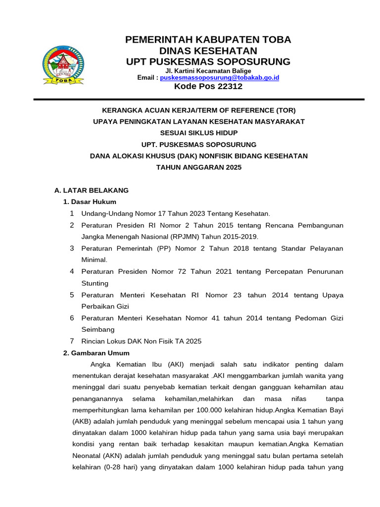 Kak Kia THN 2025 | PDF