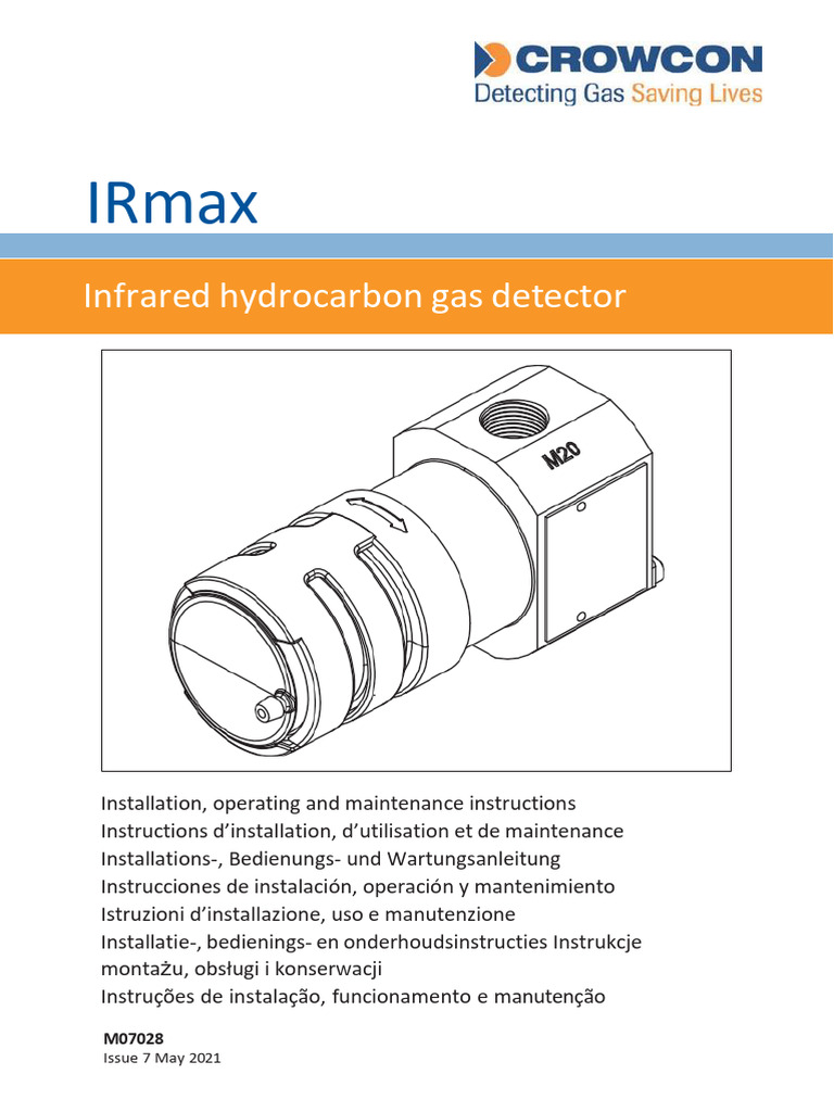 IRmax Infrared Gas Detector Guide | PDF | Infrared | Electrical Connector