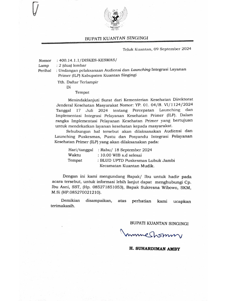 Undangan Launching ILP | PDF