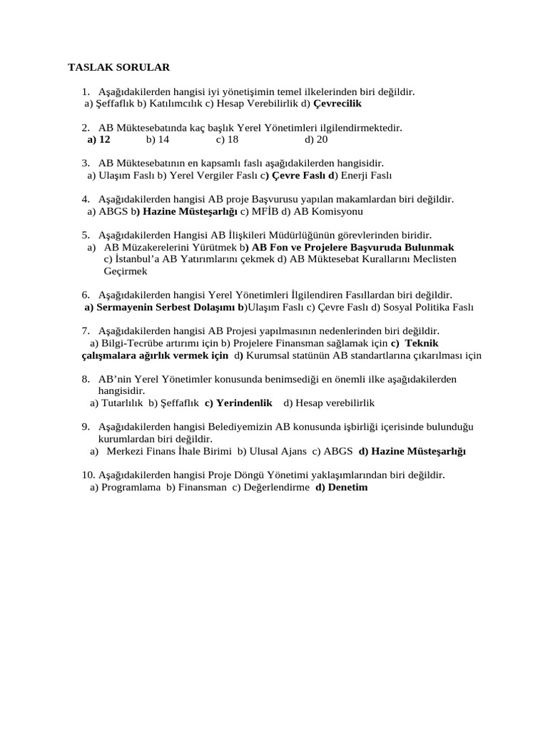 7 - YEREL Y+ûNET - MLER VE AVRUPA B - RL - Ş | PDF