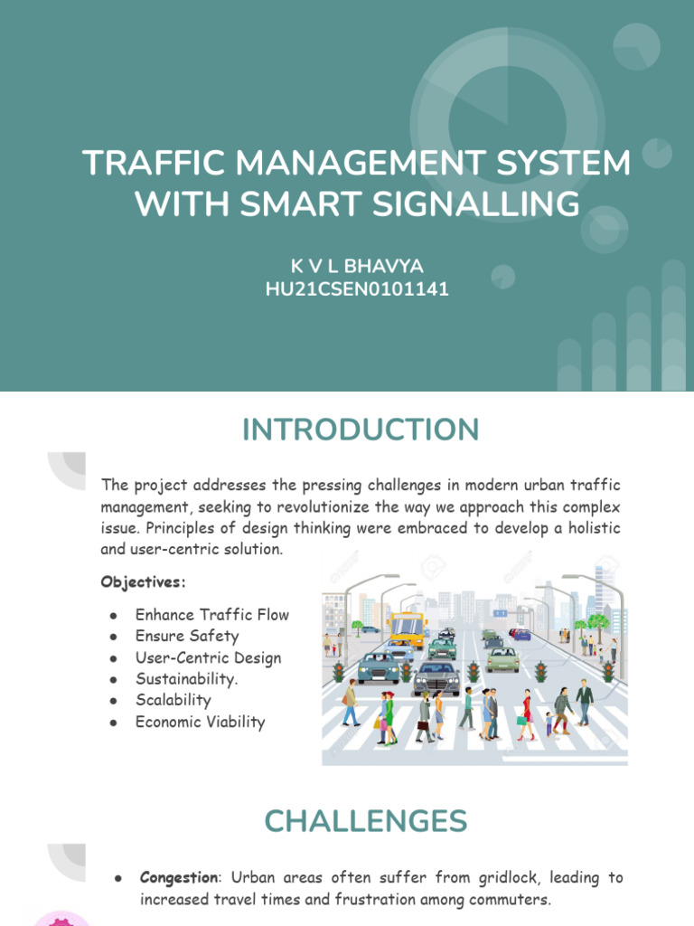 Traffic Management System With Smart Signalling | PDF | Traffic ...