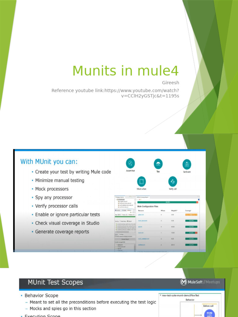 MUnit Testing in Mule 4 Guide | PDF