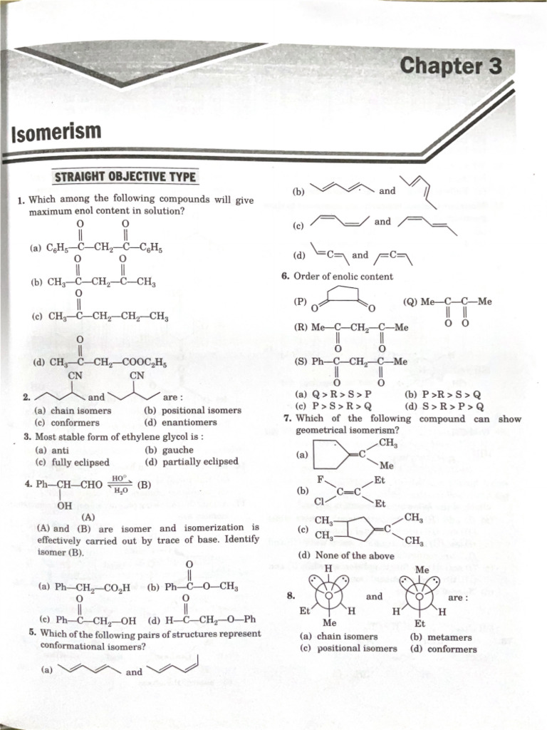 Isomerism | PDF