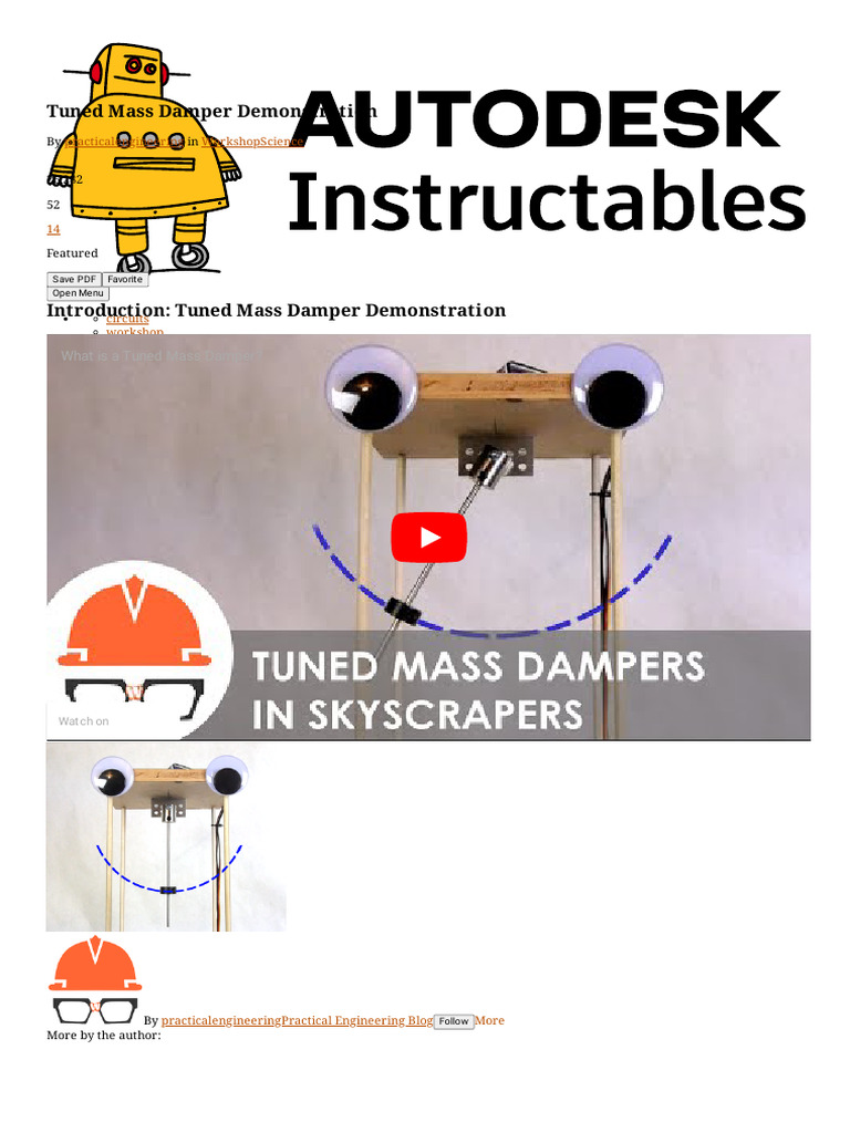 Tuned Mass Damper Demonstration - 3 Steps (With Pictures ...