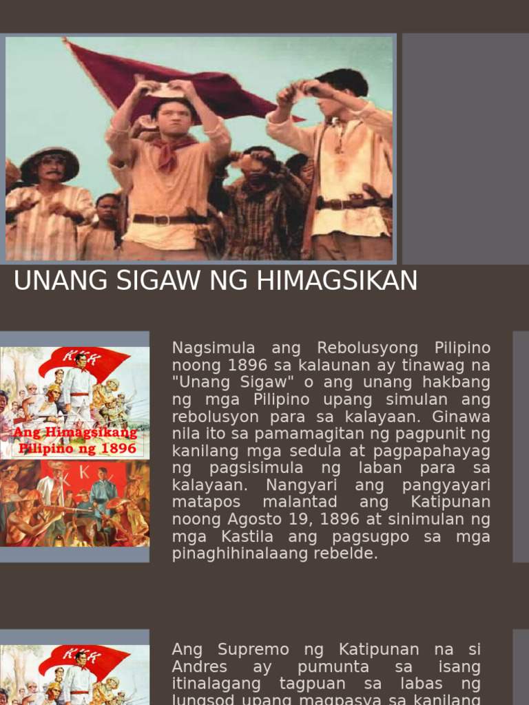 Unang Sigaw NG Himagsikan | PDF