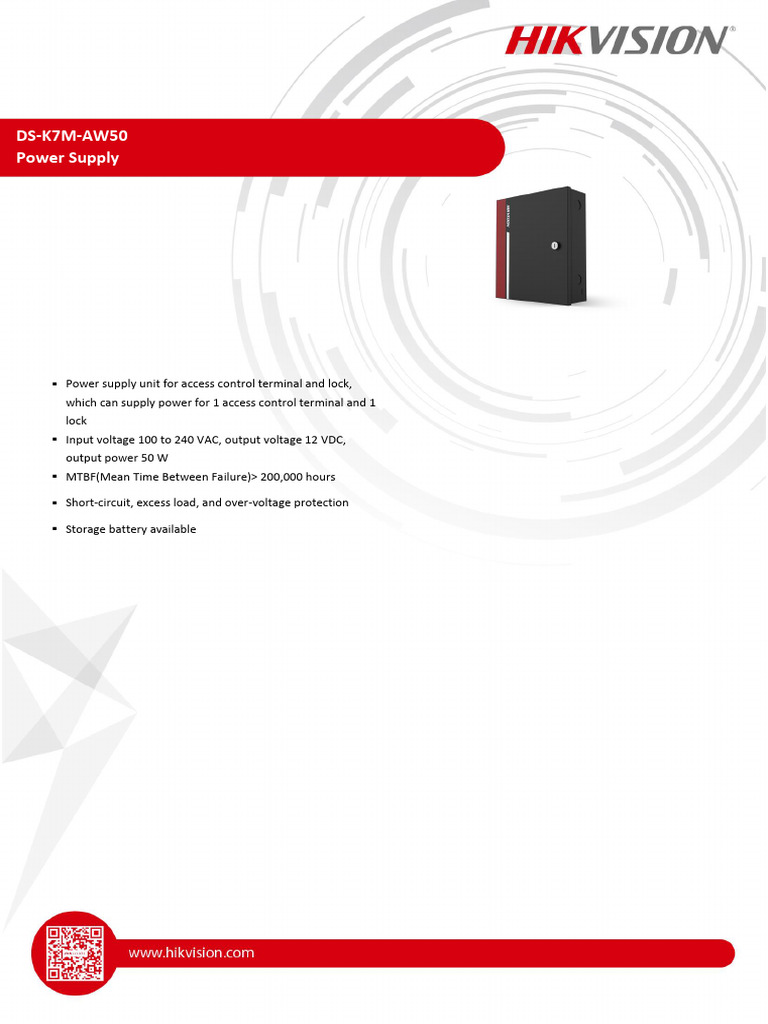 DS K7M AW50 Power Supply | PDF