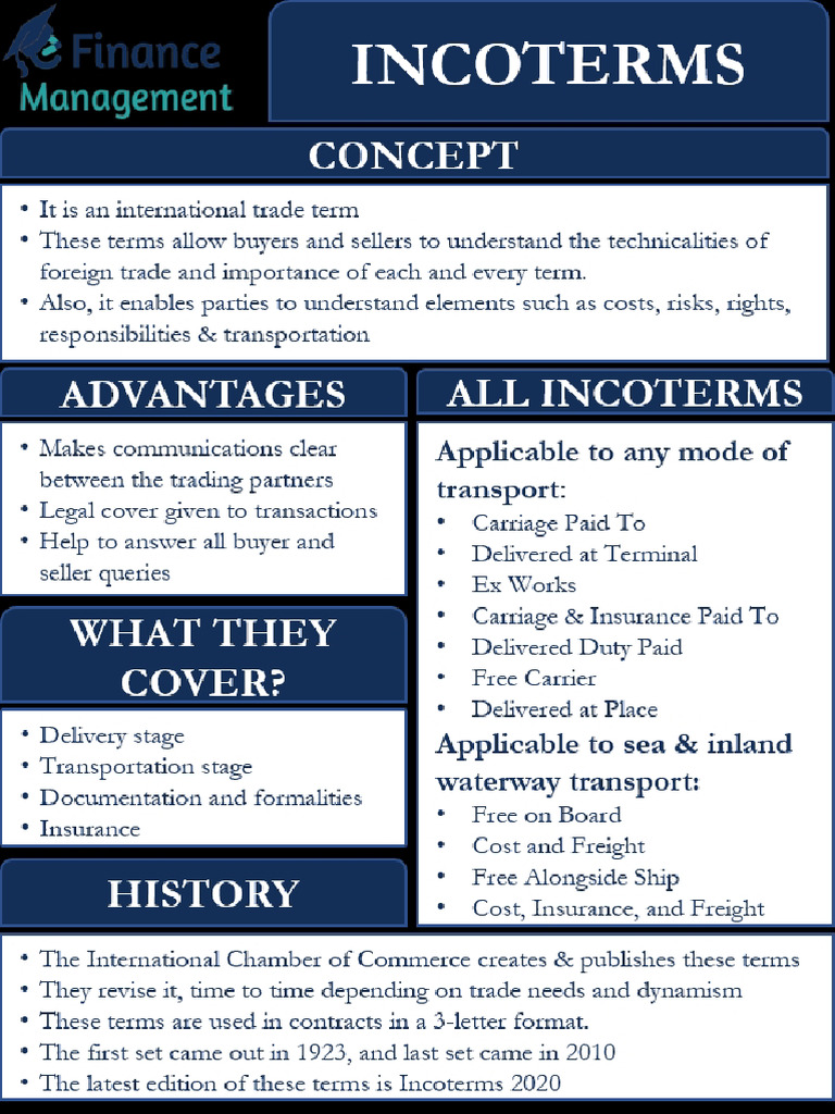 Incoterms | PDF