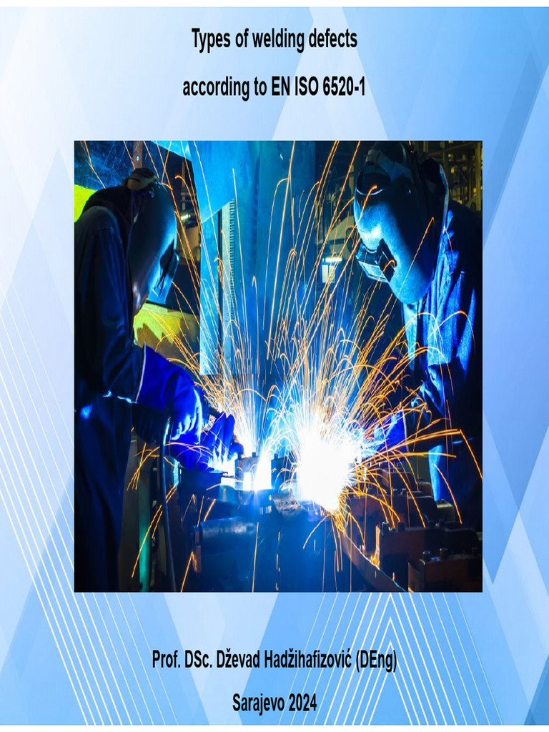 Types of Welding Defects Iso 6520-1 | PDF