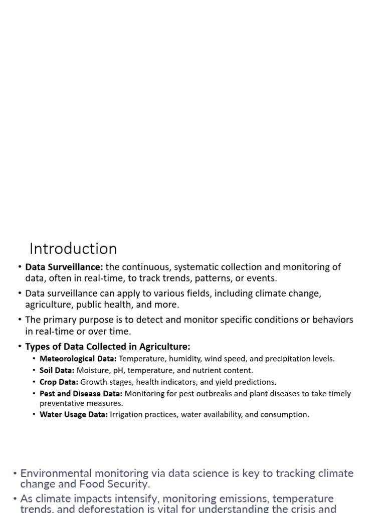 Environmental Monitoring Tools | PDF | Climate Change | Agriculture