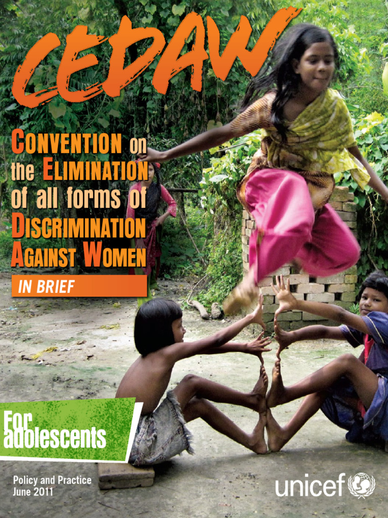 CEDAW in Brief For Adolescents | PDF | Convention On The Elimination Of All Forms Of ...