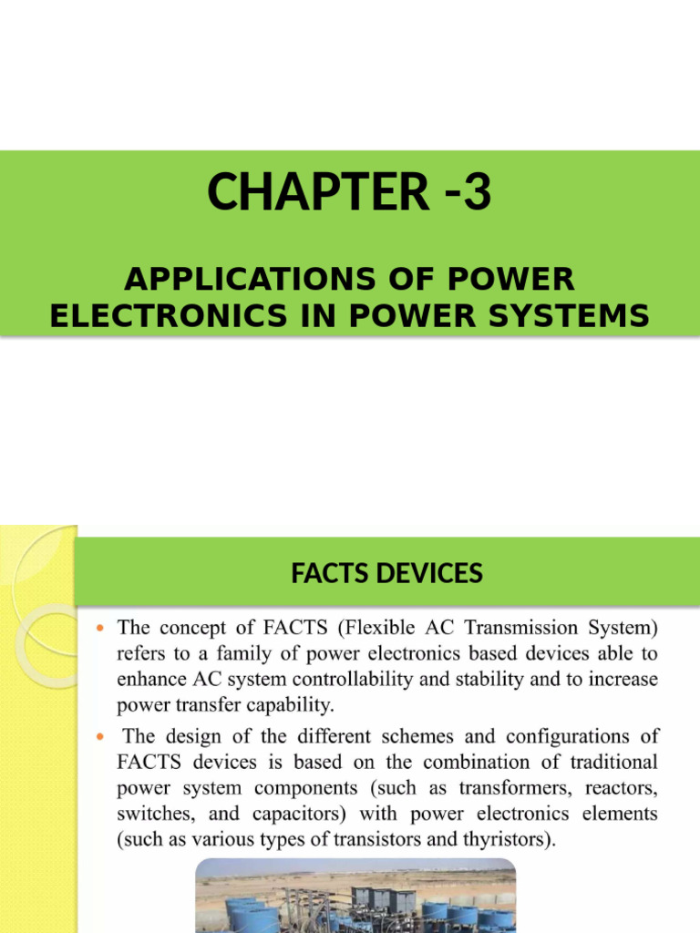 Power Electronics in Power Systems | PDF