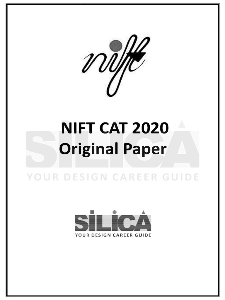 NIFT 2020 Question Paper | PDF