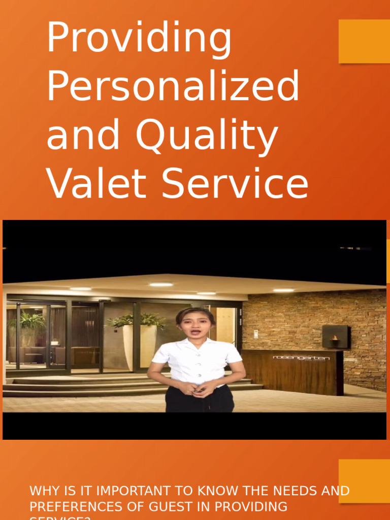 Hosuekeeping Valet Service | PDF