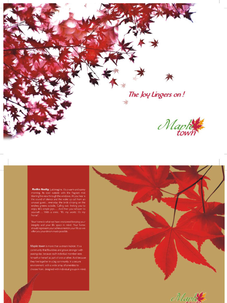 Radha Maple Town Brochure | PDF