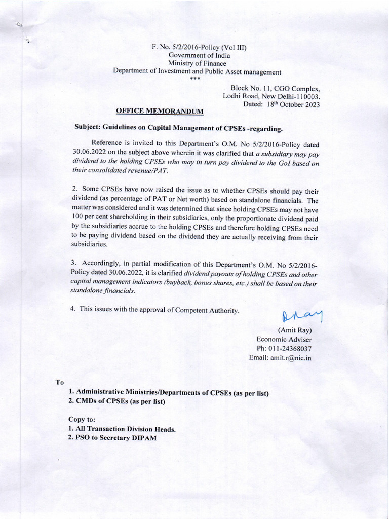Capital Management Class Note | PDF