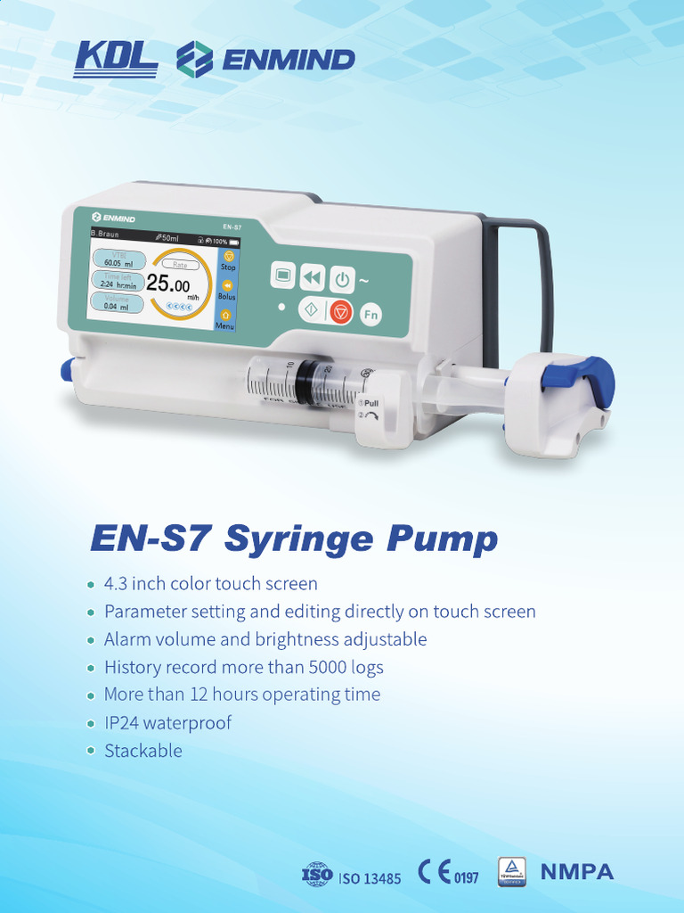 55.EN-S7 Syringe Pump | PDF