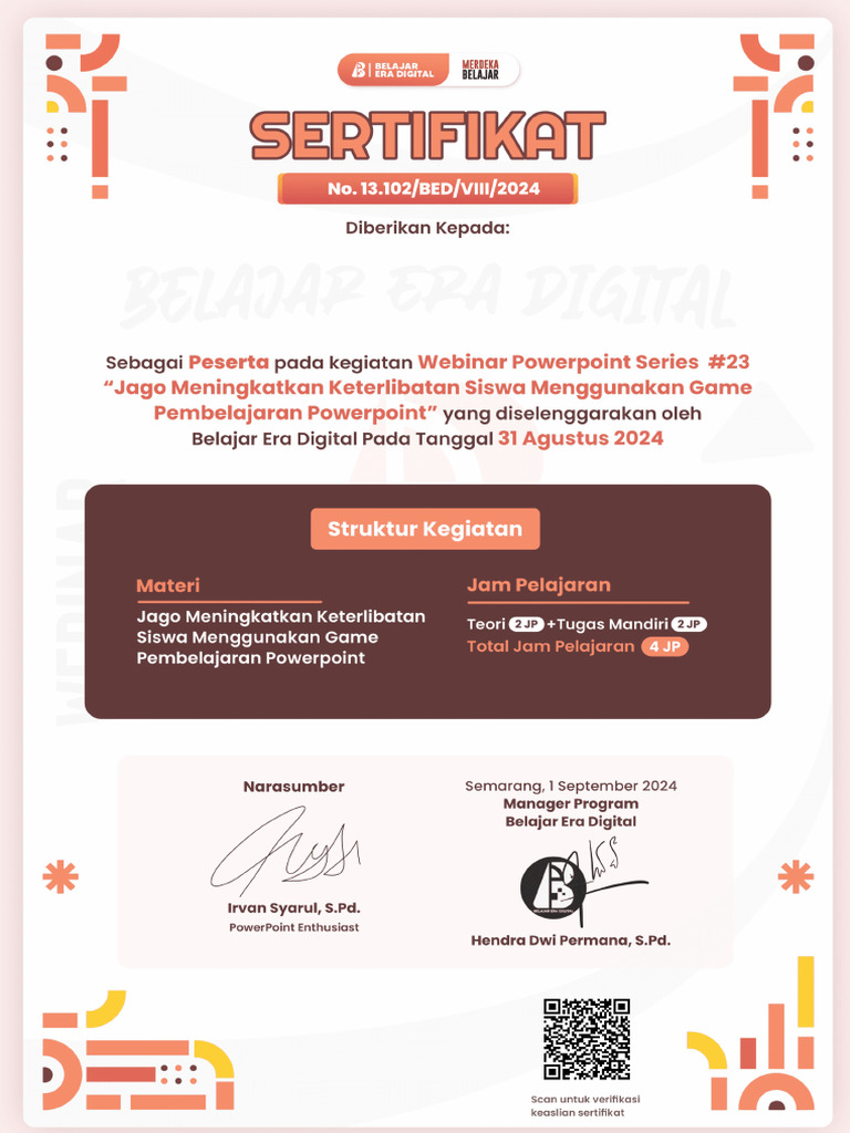 sertifikat_MEYERITA FLORENSI SIMBOLON, S. Pd | PDF