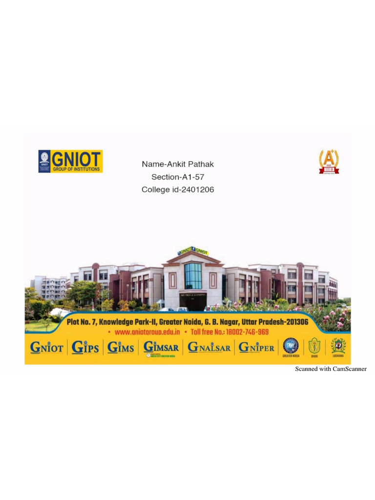 Ankit Pathak A1-57 CSDC (Distance and Direction) PDF | PDF