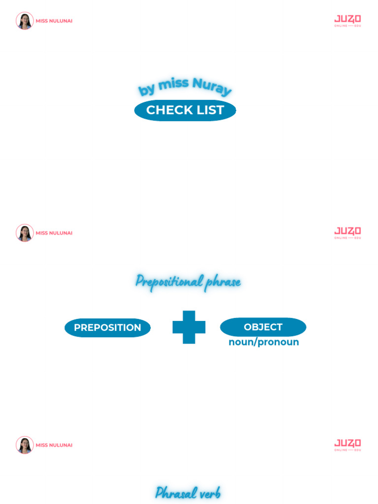 Checklist Dep Prep&Prep Phrase | PDF