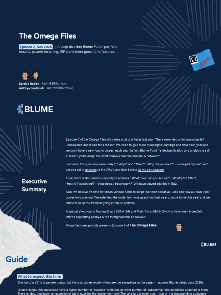 The Omega Files - Episode 2 | PDF | Startup Company | Small Business ...