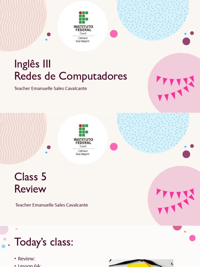 Aula 6 Review Lessons 6A and 6B | PDF | Syntax | Languages