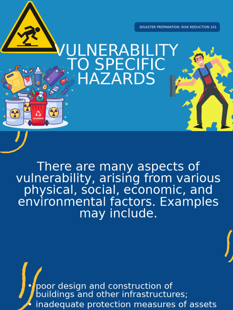 Vulnerability to Specific Hazards 20240829 123954 0000 | PDF | Natural ...