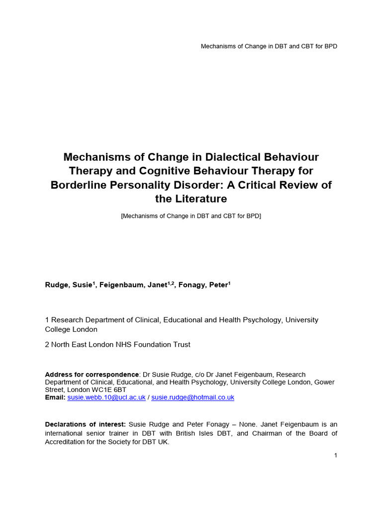 Fonagy - Mechanisms of Change in Dialectical Behaviour Therapy ...